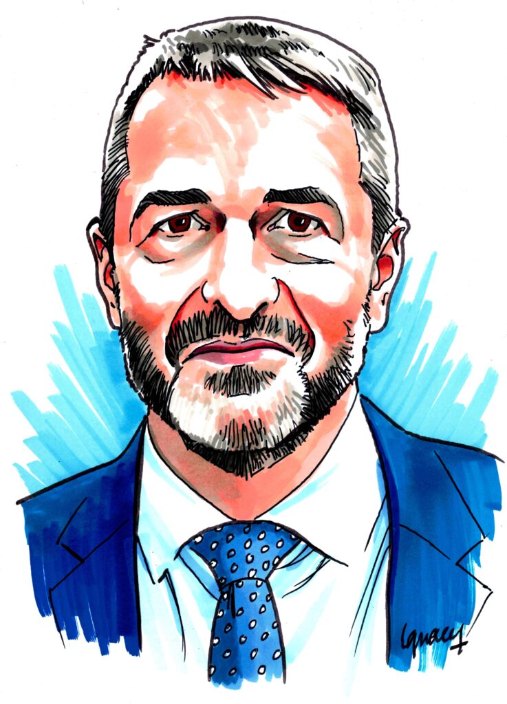 Xavier MOREAU portrait – Dessignace – Par le dessinateur Ignace